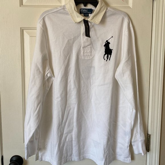 Polo Ralph Lauren | Shirts | Polo Ralph Lauren Classic Fit Big Pony 3 Long Sleeve Rugby Polo ...